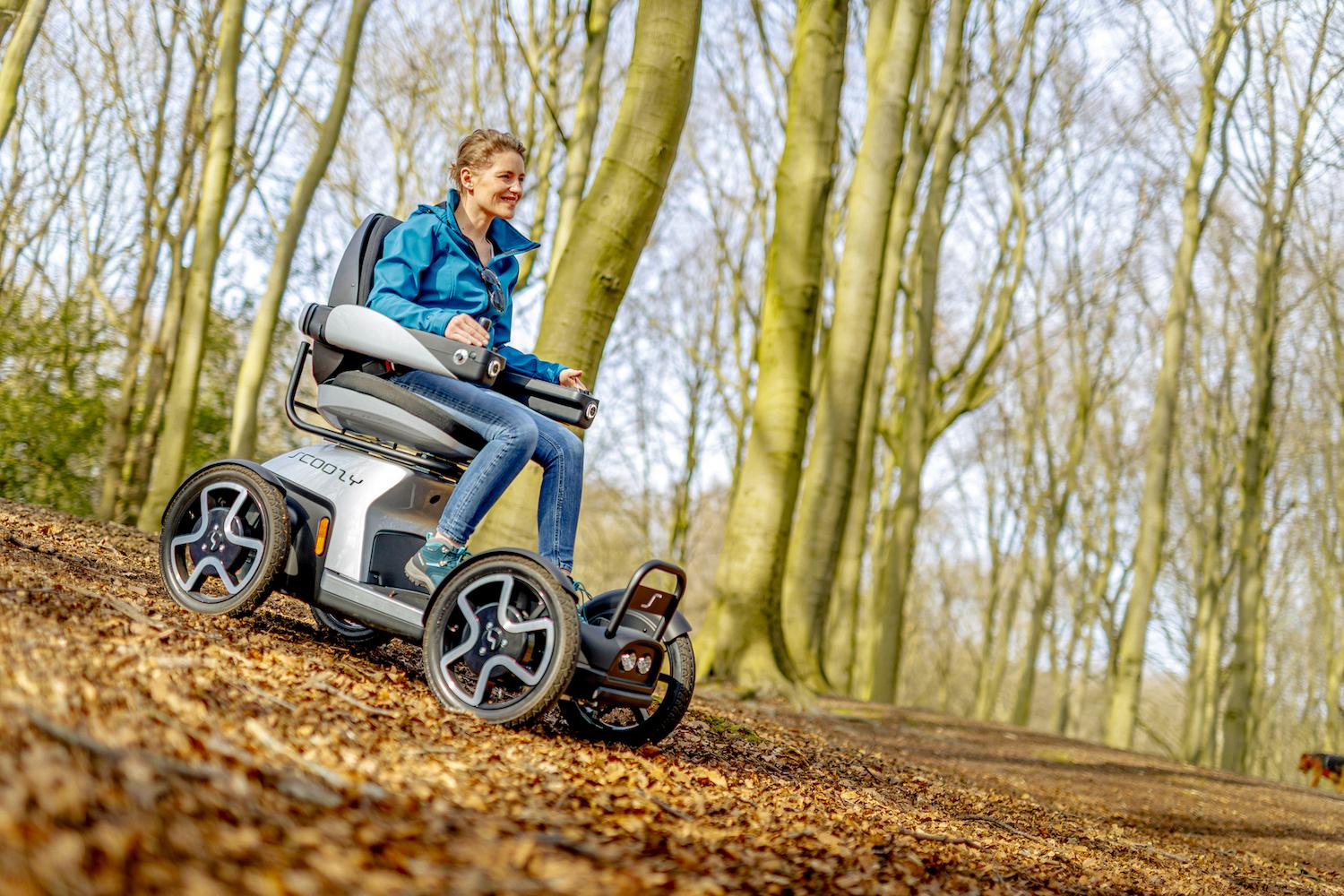 Off-road scootmobiel elektrische rolstoel | Scoozy